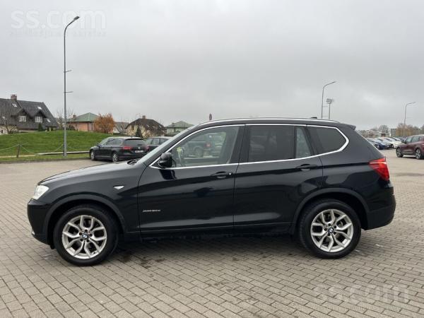 Black BMW X3 2012 in Riga, with an engine capacity of 2.00 L and mileage of 265 thousand km for 9500 €, photo 6 on AUTOMOTO.COM.LV