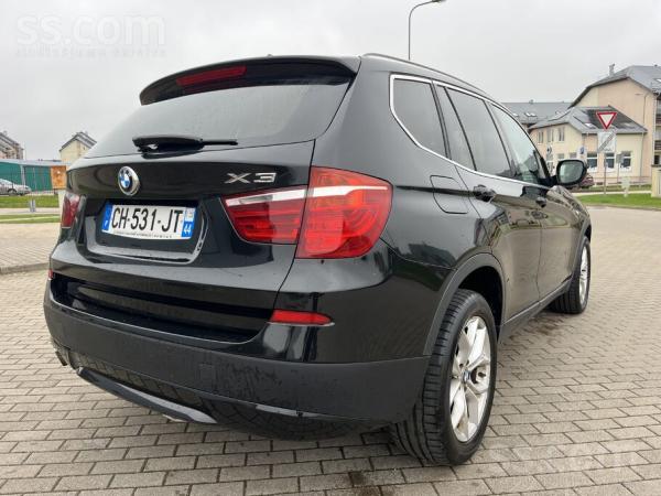 Black BMW X3 2012 in Riga, with an engine capacity of 2.00 L and mileage of 265 thousand km for 9500 €, photo 8 on AUTOMOTO.COM.LV