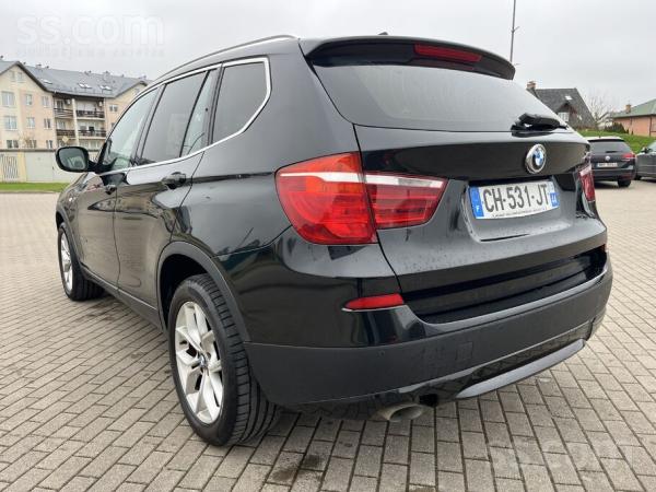 Black BMW X3 2012 in Riga, with an engine capacity of 2.00 L and mileage of 265 thousand km for 9500 €, photo 10 on AUTOMOTO.COM.LV