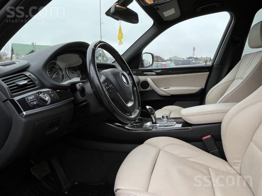 Melns BMW X3 2012 Rīga, ar dzinēja tilpumu 2.00 L un nobraukumu 265 tūkst. km par 9500 €, foto 12 vietnē AUTOMOTO.COM.LV