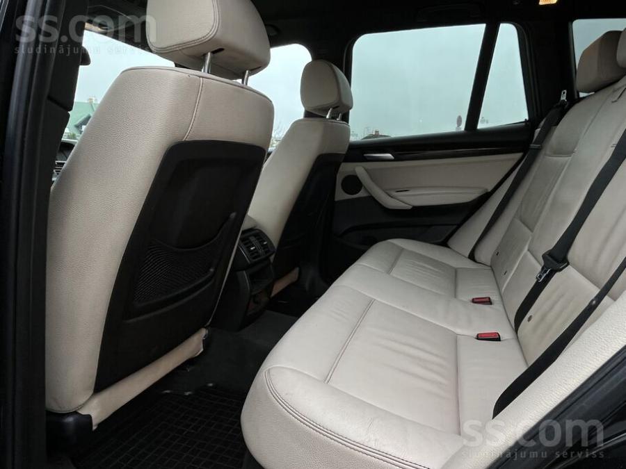 Melns BMW X3 2012 Rīga, ar dzinēja tilpumu 2.00 L un nobraukumu 265 tūkst. km par 9500 €, foto 13 vietnē AUTOMOTO.COM.LV