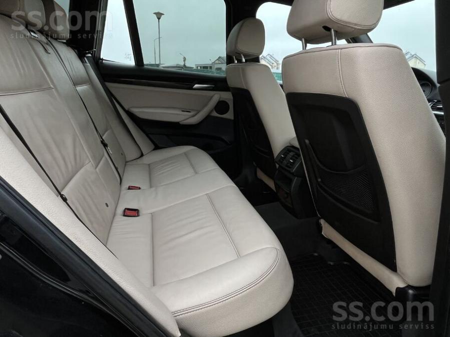 Melns BMW X3 2012 Rīga, ar dzinēja tilpumu 2.00 L un nobraukumu 265 tūkst. km par 9500 €, foto 14 vietnē AUTOMOTO.COM.LV