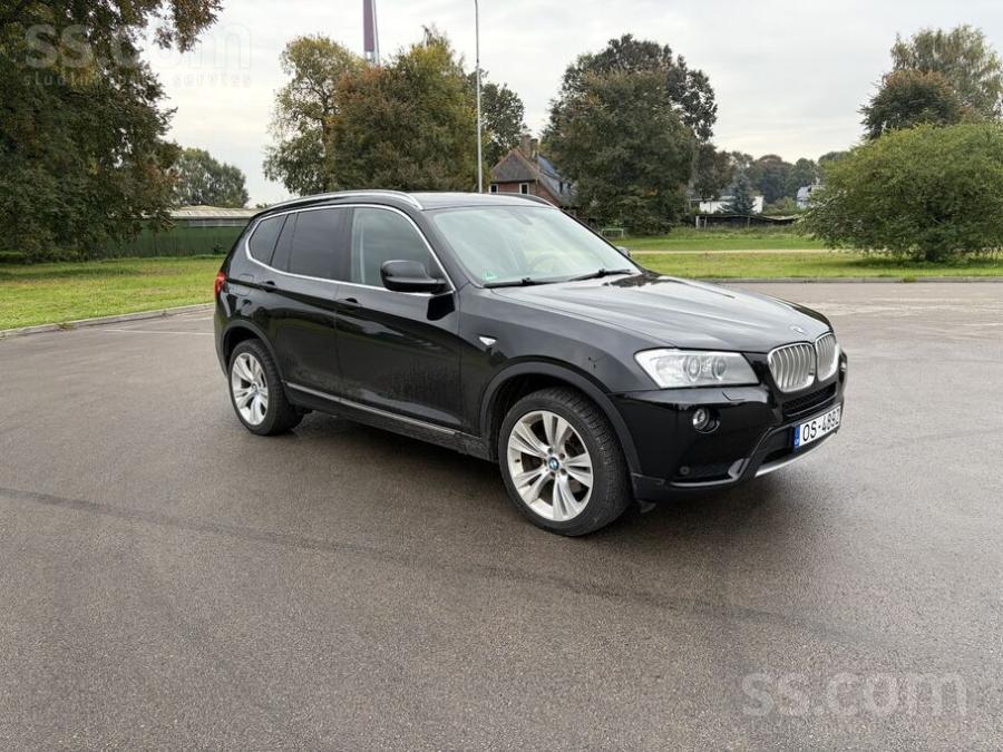 Melns BMW X3 2012 Rīga, ar dzinēja tilpumu 3.00 L un nobraukumu 302 tūkst. km par 10200 €, foto 6 vietnē AUTOMOTO.COM.LV