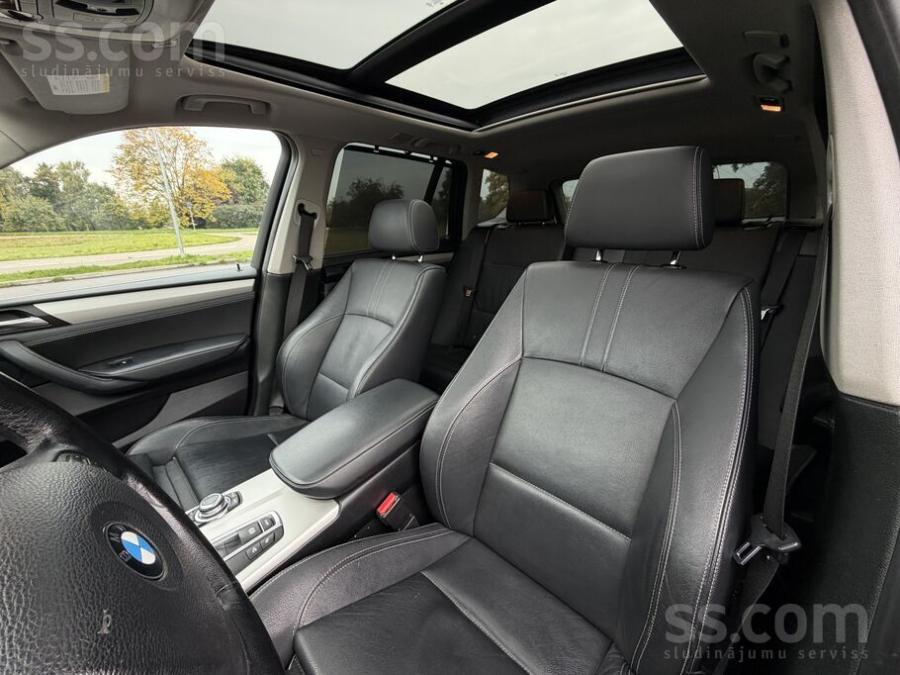 Melns BMW X3 2012 Rīga, ar dzinēja tilpumu 3.00 L un nobraukumu 302 tūkst. km par 10200 €, foto 8 vietnē AUTOMOTO.COM.LV