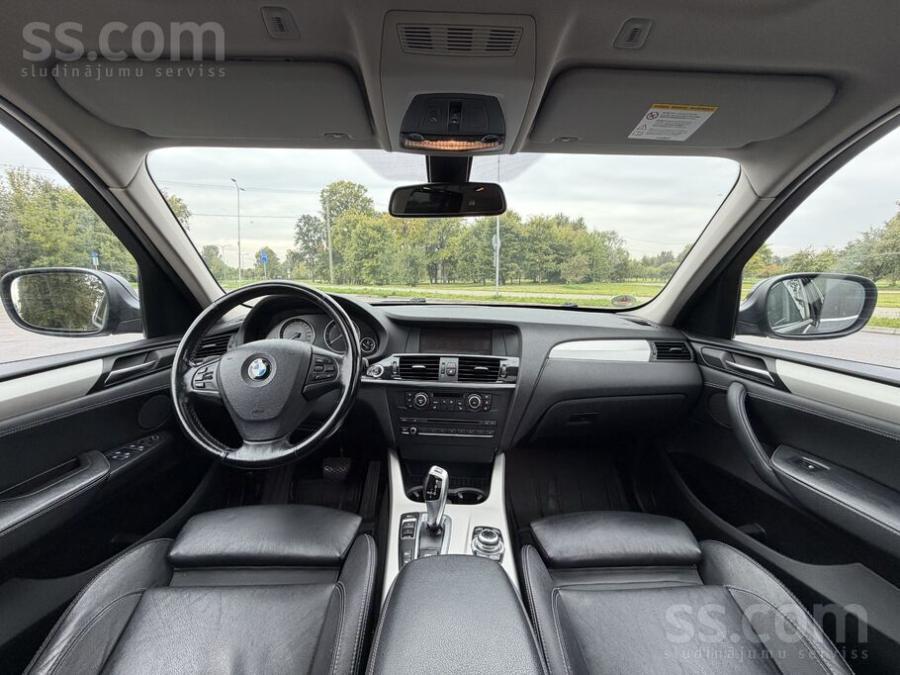 Melns BMW X3 2012 Rīga, ar dzinēja tilpumu 3.00 L un nobraukumu 302 tūkst. km par 10200 €, foto 9 vietnē AUTOMOTO.COM.LV