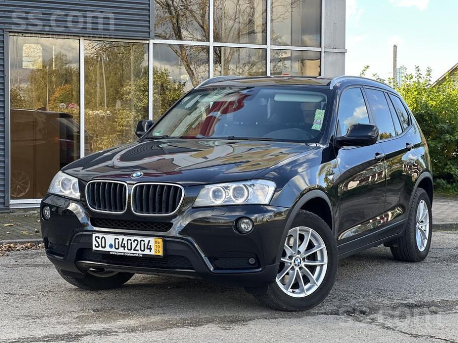 Melns BMW X3 2012 Jēkabpils, ar dzinēja tilpumu 2.00 L un nobraukumu 254 tūkst. km par 9450 €, foto 1 vietnē AUTOMOTO.COM.LV