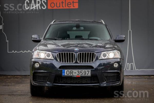 Melns BMW X3 2012 Rīga, ar dzinēja tilpumu 3.00 L un nobraukumu 364 tūkst. km par 9490 €, foto 3 vietnē AUTOMOTO.COM.LV