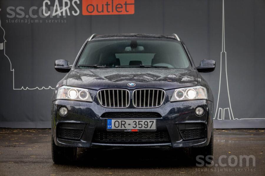 Melns BMW X3 2012 Rīga, ar dzinēja tilpumu 3.00 L un nobraukumu 364 tūkst. km par 9490 €, foto 3 vietnē AUTOMOTO.COM.LV
