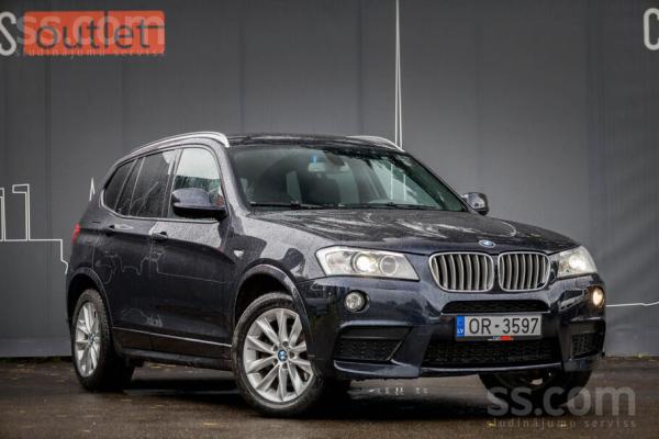 Melns BMW X3 2012 Rīga, ar dzinēja tilpumu 3.00 L un nobraukumu 364 tūkst. km par 9490 €, foto 4 vietnē AUTOMOTO.COM.LV