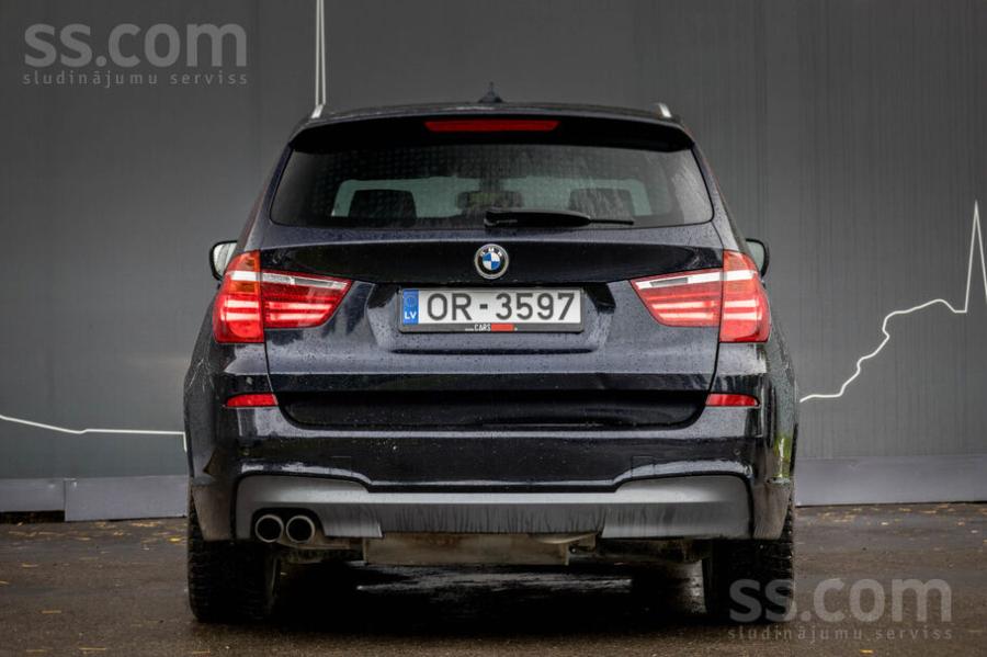 Melns BMW X3 2012 Rīga, ar dzinēja tilpumu 3.00 L un nobraukumu 364 tūkst. km par 9490 €, foto 6 vietnē AUTOMOTO.COM.LV