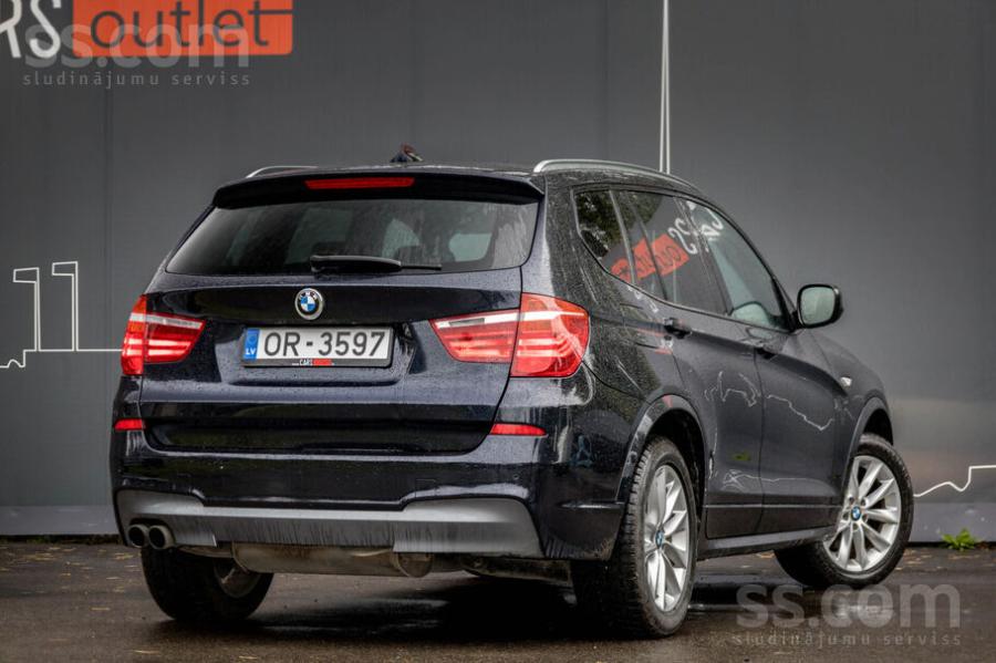 Melns BMW X3 2012 Rīga, ar dzinēja tilpumu 3.00 L un nobraukumu 364 tūkst. km par 9490 €, foto 7 vietnē AUTOMOTO.COM.LV
