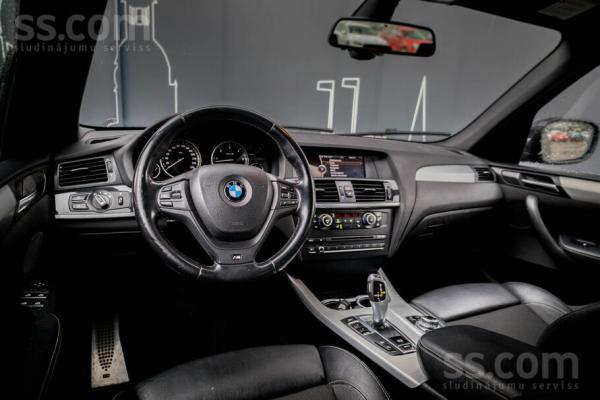 Melns BMW X3 2012 Rīga, ar dzinēja tilpumu 3.00 L un nobraukumu 364 tūkst. km par 9490 €, foto 9 vietnē AUTOMOTO.COM.LV