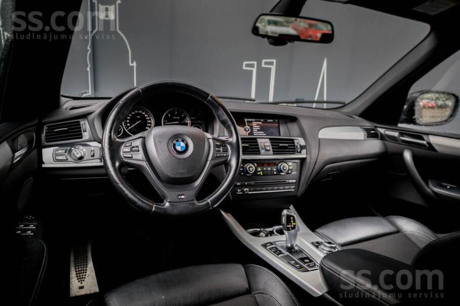 Melns BMW X3 2012 Rīga, ar dzinēja tilpumu 3.00 L un nobraukumu 364 tūkst. km par 9490 €, foto 9 vietnē AUTOMOTO.COM.LV