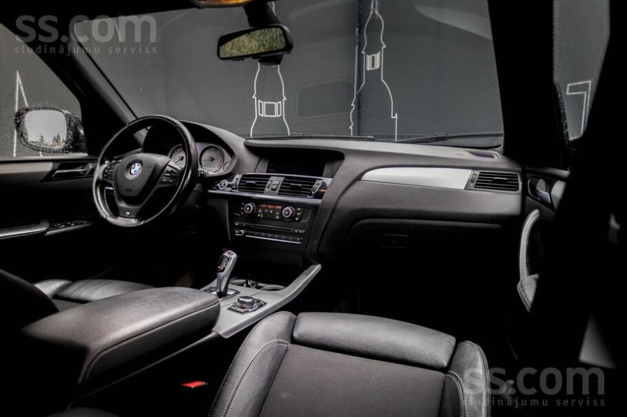 Melns BMW X3 2012 Rīga, ar dzinēja tilpumu 3.00 L un nobraukumu 364 tūkst. km par 9490 €, foto 11 vietnē AUTOMOTO.COM.LV