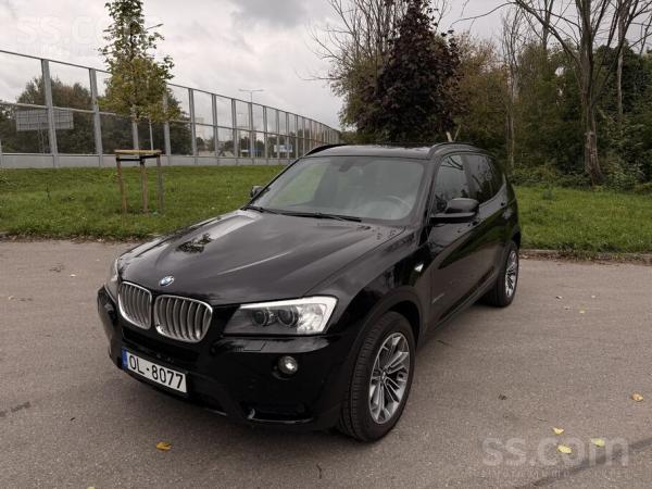 Melns BMW X3 2012 Rīga, ar dzinēja tilpumu 2.00 L un nobraukumu 147 tūkst. km par 11200 €, foto 1 vietnē AUTOMOTO.COM.LV