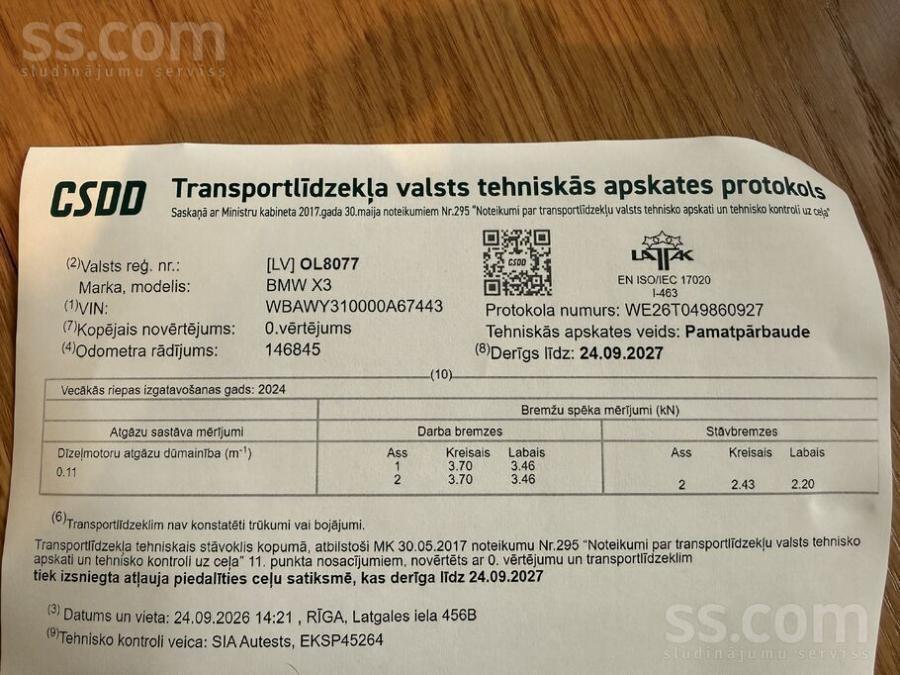 Melns BMW X3 2012 Rīga, ar dzinēja tilpumu 2.00 L un nobraukumu 147 tūkst. km par 11200 €, foto 26 vietnē AUTOMOTO.COM.LV