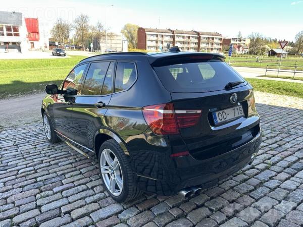 Black BMW X3 2013 in Riga, with an engine capacity of 3.00 L and mileage of 249 thousand km for 10950 €, photo 6 on AUTOMOTO.COM.LV