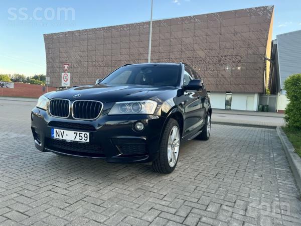 Melns BMW X3 2013 Valmiera, ar dzinēja tilpumu 2.00 L un nobraukumu 246 tūkst. km par 12600 €, foto 1 vietnē AUTOMOTO.COM.LV