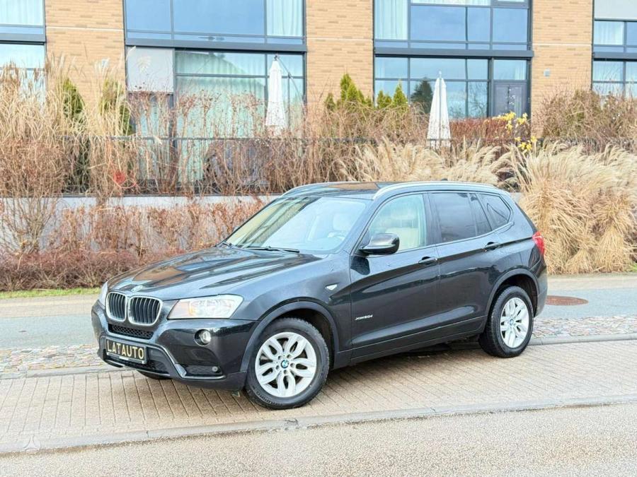 Black BMW X3 2013 in Riga, with an engine capacity of 0.00 L and mileage of 349 thousand km for 8995 €, photo 10 on AUTOMOTO.COM.LV