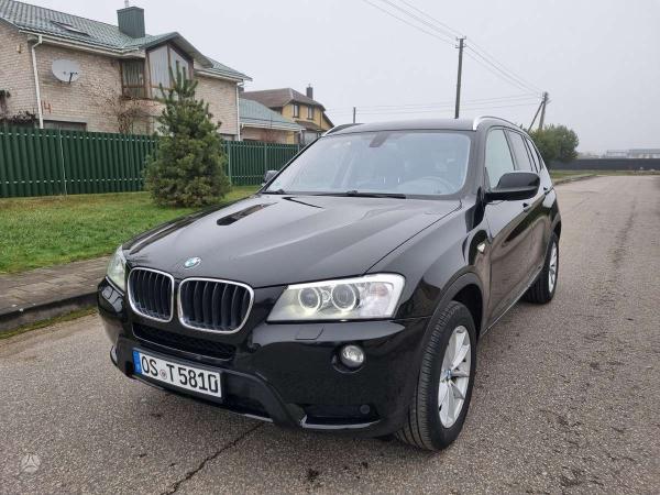 Black BMW X3 2013 in Panevezys, with an engine capacity of 2.00 L and mileage of 254 thousand km for 9400 €, photo 2 on AUTOMOTO.COM.LV
