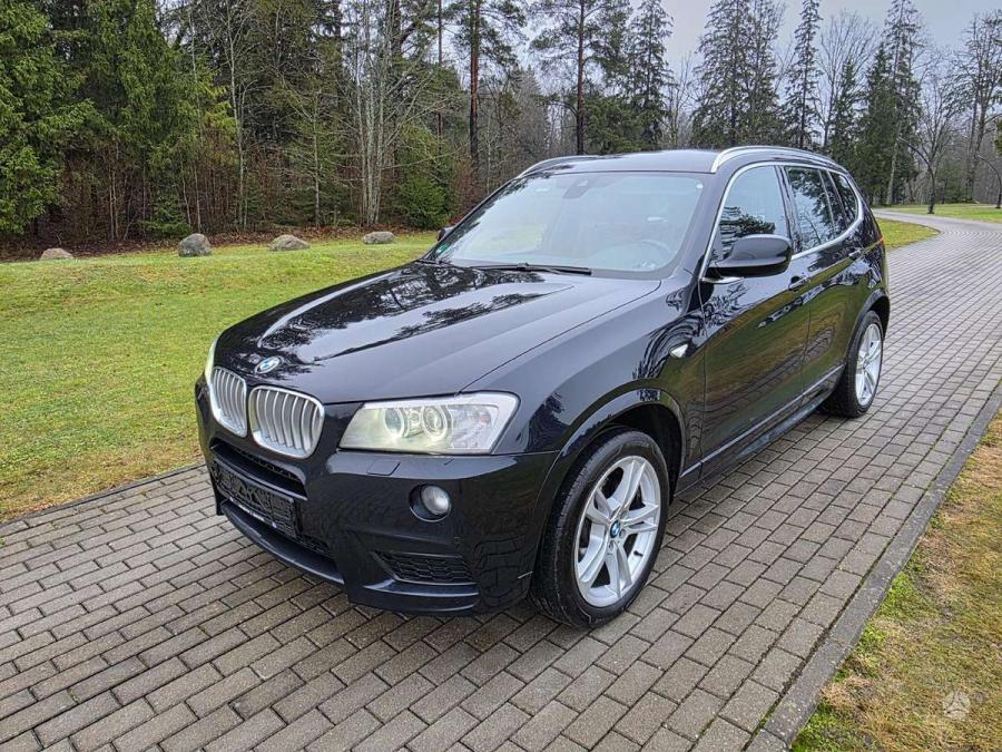 Black BMW X3 2013 in Telschi, with an engine capacity of 2.99 L and mileage of 217 thousand km for 11950 €, photo 1 on AUTOMOTO.COM.LV