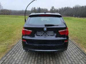 Black BMW X3 2013 in Telschi, with an engine capacity of 2.99 L and mileage of 217 thousand km for 11950 €, photo 6 on AUTOMOTO.COM.LV