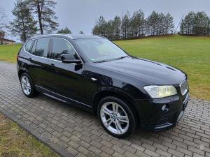 Black BMW X3 2013 in Telschi, with an engine capacity of 2.99 L and mileage of 217 thousand km for 11950 €, photo 8 on AUTOMOTO.COM.LV