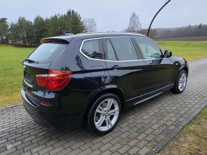 Black BMW X3 2013 in Telschi, with an engine capacity of 2.99 L and mileage of 217 thousand km for 11950 €, photo 9 on AUTOMOTO.COM.LV