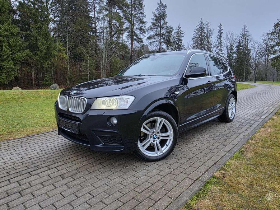 Black BMW X3 2013 in Telschi, with an engine capacity of 2.99 L and mileage of 217 thousand km for 11950 €, photo 39 on AUTOMOTO.COM.LV