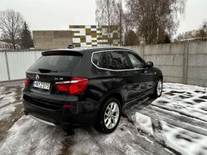 Black BMW X3 2013 in Alytus, with an engine capacity of 2.00 L and mileage of 210 thousand km for 9200 €, photo 5 on AUTOMOTO.COM.LV
