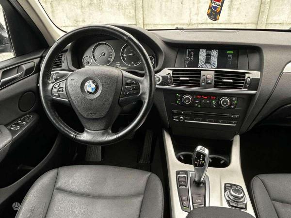 Black BMW X3 2013 in Alytus, with an engine capacity of 2.00 L and mileage of 210 thousand km for 9200 €, photo 9 on AUTOMOTO.COM.LV