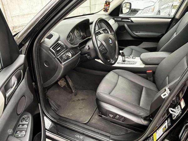 Black BMW X3 2013 in Alytus, with an engine capacity of 2.00 L and mileage of 210 thousand km for 9200 €, photo 10 on AUTOMOTO.COM.LV