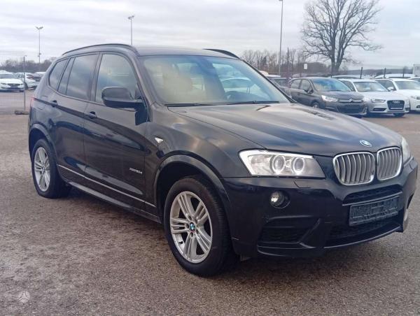 Black BMW X3 2013 in Marijampole, with an engine capacity of 3.00 L and mileage of 290 thousand km for 9700 €, photo 3 on AUTOMOTO.COM.LV