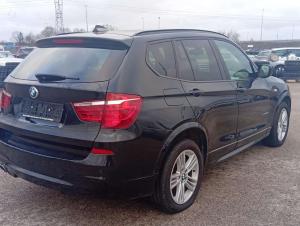 Melns BMW X3 2013 Marijampole, ar dzinēja tilpumu 3.00 L un nobraukumu 290 tūkst. km par 9700 €, foto 4 vietnē AUTOMOTO.COM.LV