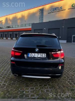Black BMW X3 2013 in Riga, with an engine capacity of 2.00 L and mileage of 179 thousand km for 10500 €, photo 6 on AUTOMOTO.COM.LV