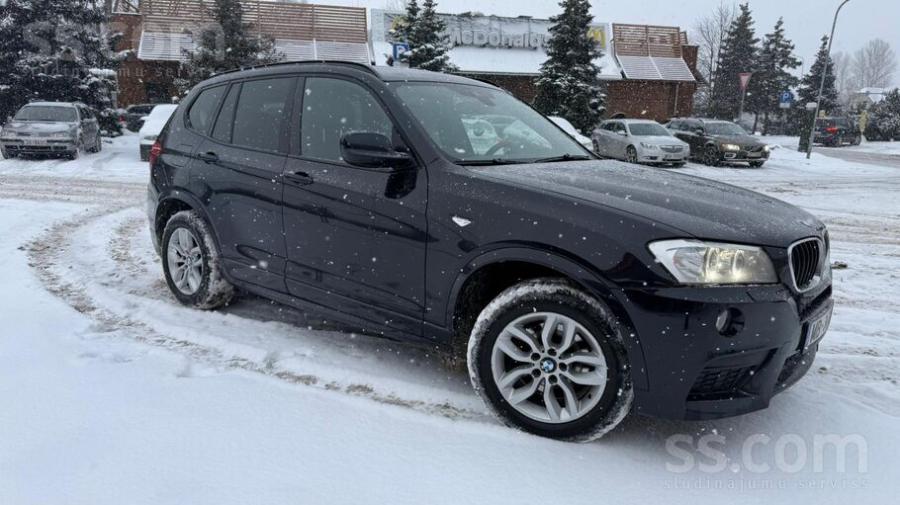 Melns BMW X3 2013 Rīga, ar dzinēja tilpumu 2.00 L un nobraukumu 281 tūkst. km par 12000 €, foto 3 vietnē AUTOMOTO.COM.LV