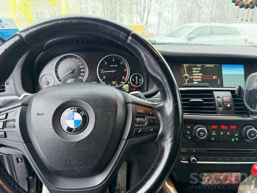 Melns BMW X3 2013 Rīga, ar dzinēja tilpumu 2.00 L un nobraukumu 281 tūkst. km par 12000 €, foto 5 vietnē AUTOMOTO.COM.LV