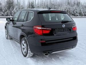 Black BMW X3 2013 in Raseiniai, with an engine capacity of 2.00 L and mileage of 241 thousand km for 10200 €, photo 4 on AUTOMOTO.COM.LV