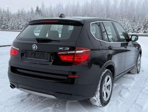 Black BMW X3 2013 in Raseiniai, with an engine capacity of 2.00 L and mileage of 241 thousand km for 10200 €, photo 8 on AUTOMOTO.COM.LV