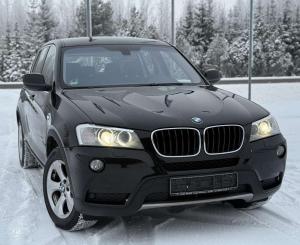 Black BMW X3 2013 in Raseiniai, with an engine capacity of 2.00 L and mileage of 241 thousand km for 10200 €, photo 15 on AUTOMOTO.COM.LV
