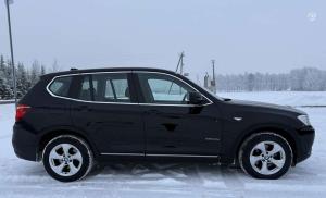 Black BMW X3 2013 in Raseiniai, with an engine capacity of 2.00 L and mileage of 241 thousand km for 10200 €, photo 16 on AUTOMOTO.COM.LV
