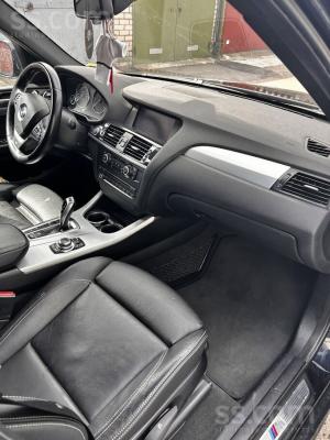Black BMW X3 2013 in Jelgava, with an engine capacity of 3.00 L and mileage of 325 thousand km for 12000 €, photo 6 on AUTOMOTO.COM.LV