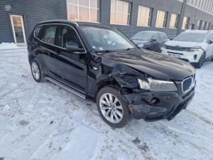 Black BMW X3 2013 in Taurage, with an engine capacity of 2.00 L and mileage of 190 thousand km for 7400 €, photo 3 on AUTOMOTO.COM.LV