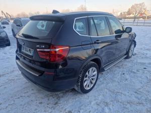 Black BMW X3 2013 in Taurage, with an engine capacity of 2.00 L and mileage of 190 thousand km for 7400 €, photo 4 on AUTOMOTO.COM.LV