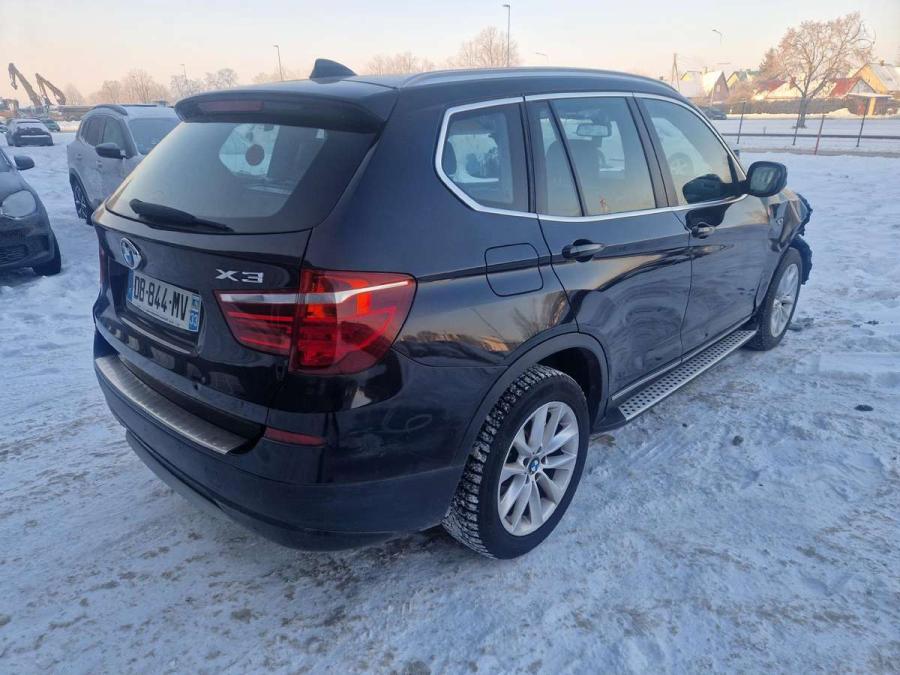 Black BMW X3 2013 in Taurage, with an engine capacity of 2.00 L and mileage of 190 thousand km for 7400 €, photo 4 on AUTOMOTO.COM.LV