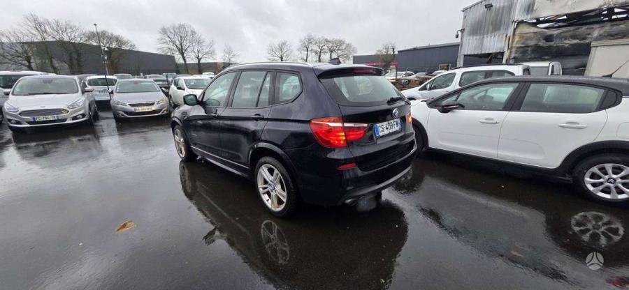 Black BMW X3 2013 in Kaunas, with an engine capacity of 2.99 L and mileage of 282 thousand km for 9600 €, photo 9 on AUTOMOTO.COM.LV