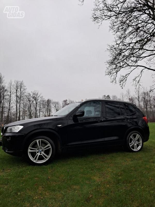 Black BMW X3 2013 in Utena, with an engine capacity of 2.00 L and mileage of 240 thousand km for 9100 €, photo 1 on AUTOMOTO.COM.LV