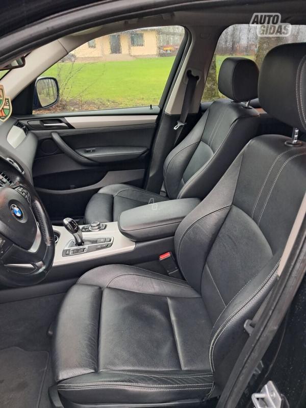 Black BMW X3 2013 in Utena, with an engine capacity of 2.00 L and mileage of 240 thousand km for 9100 €, photo 6 on AUTOMOTO.COM.LV