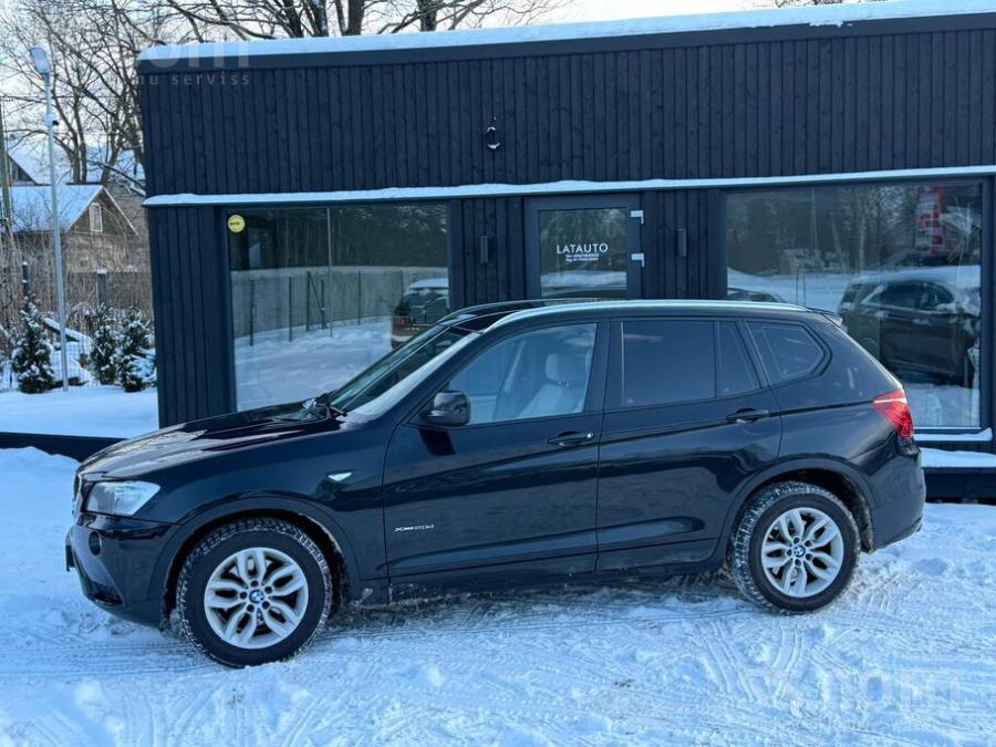 Black BMW X3 2013 in Riga, with an engine capacity of 2.00 L and mileage of 349 thousand km for 8550 €, photo 9 on AUTOMOTO.COM.LV