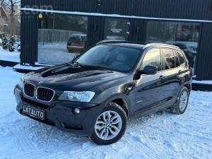 Black BMW X3 2013 in Riga, with an engine capacity of 2.00 L and mileage of 349 thousand km for 8550 €, photo 10 on AUTOMOTO.COM.LV